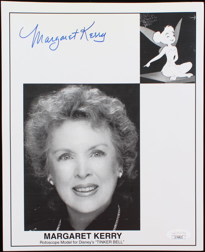 Margaret Kerry Signed "Peter Pan" 8x10 Photo Inscribed "Tinker Bell ...