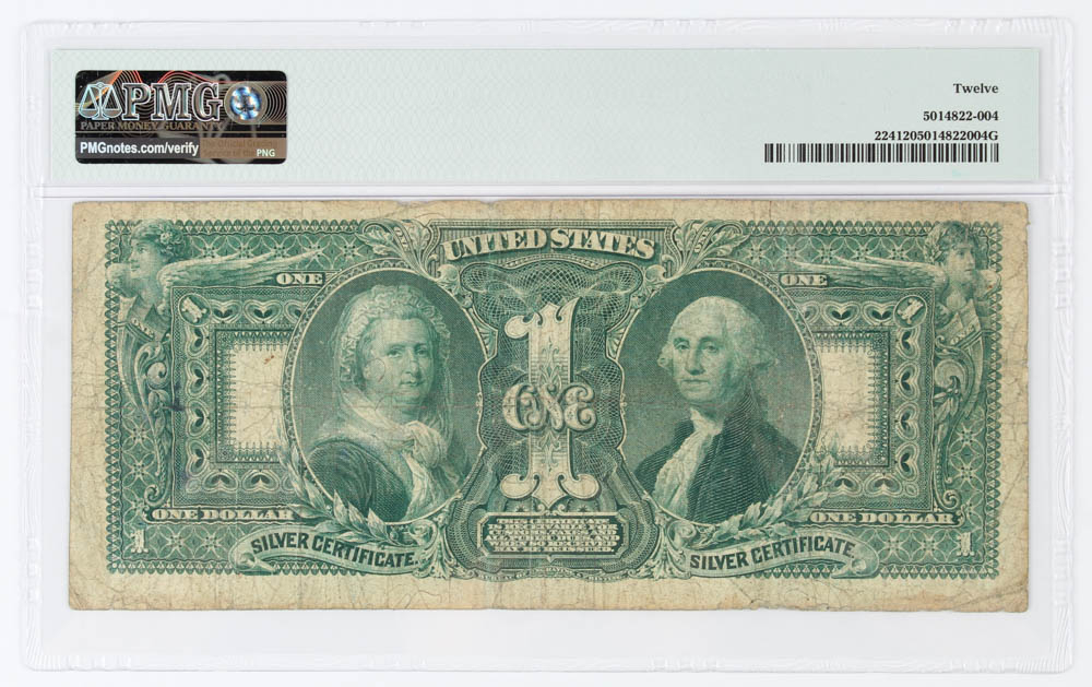 1896 $1 One-Dollar "Educational Series" Large-Size Silver Certificate ...