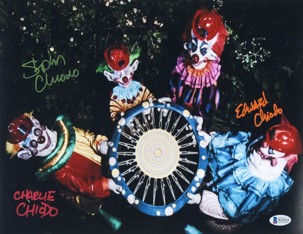 Stephen Chiodo, Charlie Chiodo, & Edward Chiodo Signed "Killer Klowns ...