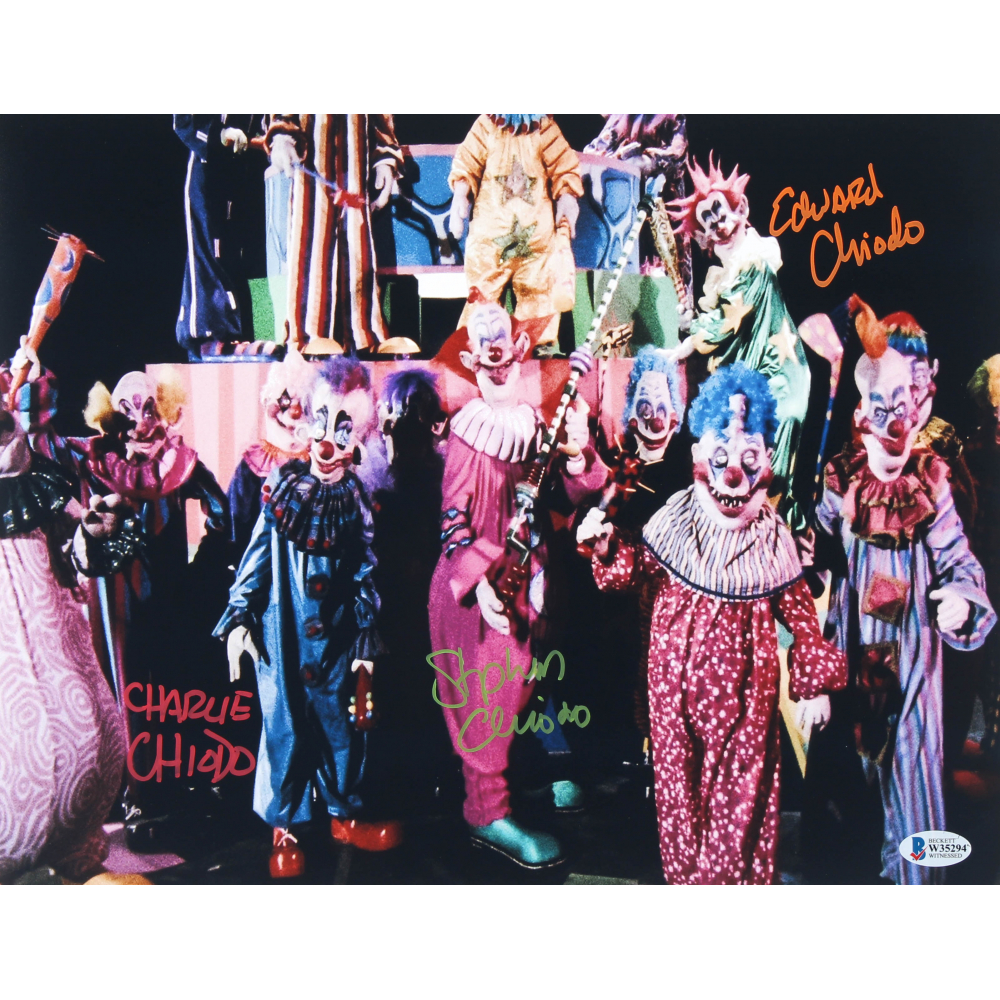 Stephen Chiodo, Charlie Chiodo, & Edward Chiodo Signed "Killer Klowns ...