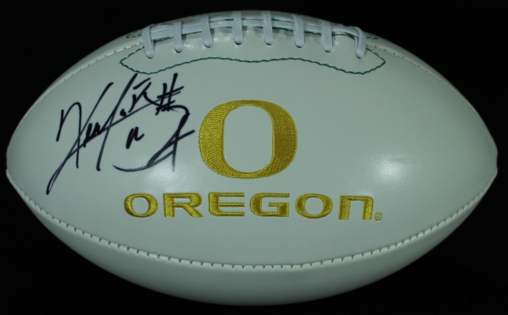 Kenjon Barner Signed Oregon Logo Football (JSA COA) | Pristine Auction