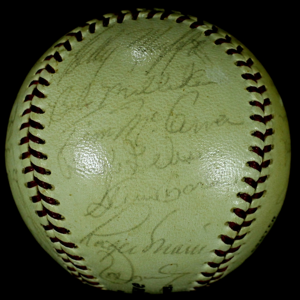 1967 Cardinals ONL Baseball Team-Signed by (28) with Roger Maris, Curt ...