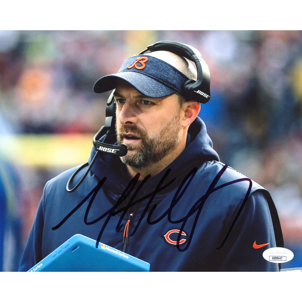 Matt Nagy Signed Bears 8x10 Photo (JSA COA) | Pristine Auction