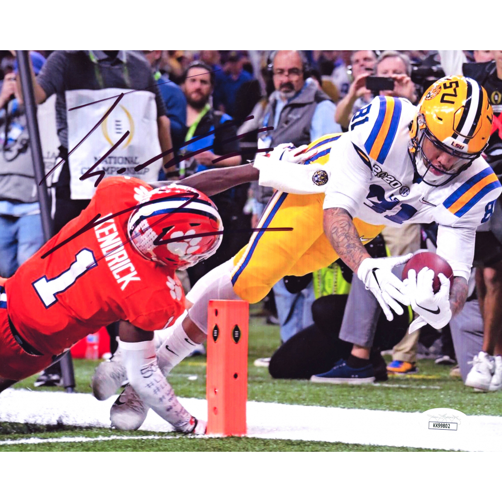 Thaddeus Moss Signed LSU Tigers 8x10 Photo (JSA COA) | Pristine Auction