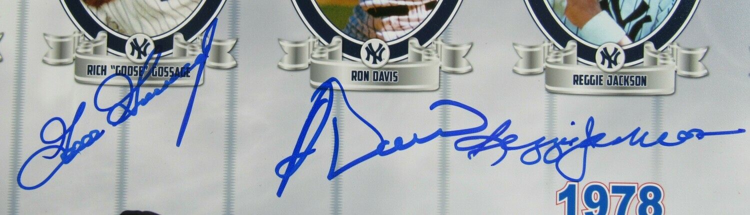 1978 Yankees 16x20 Photo Team-Signed by (21) with Reggie Jackson, Goose ...