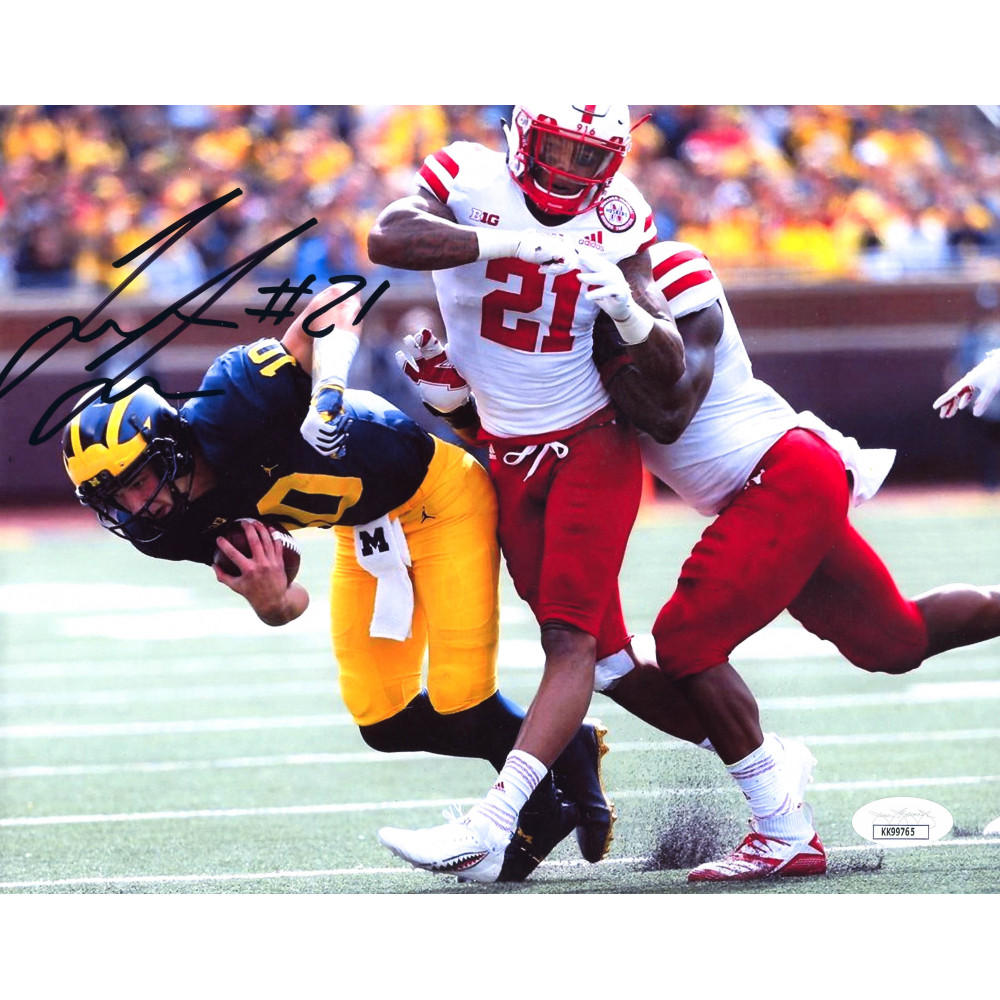 Lamar Jackson Signed Nebraska Cornhuskers 8x10 Photo (JSA COA ...