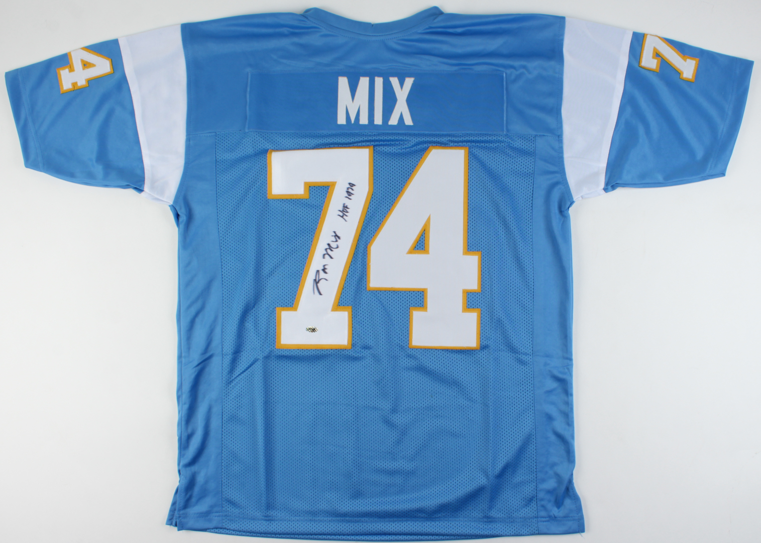 Ron Mix Signed Jersey Inscribed "HOF 1979" (RSA Hologram) | Pristine ...