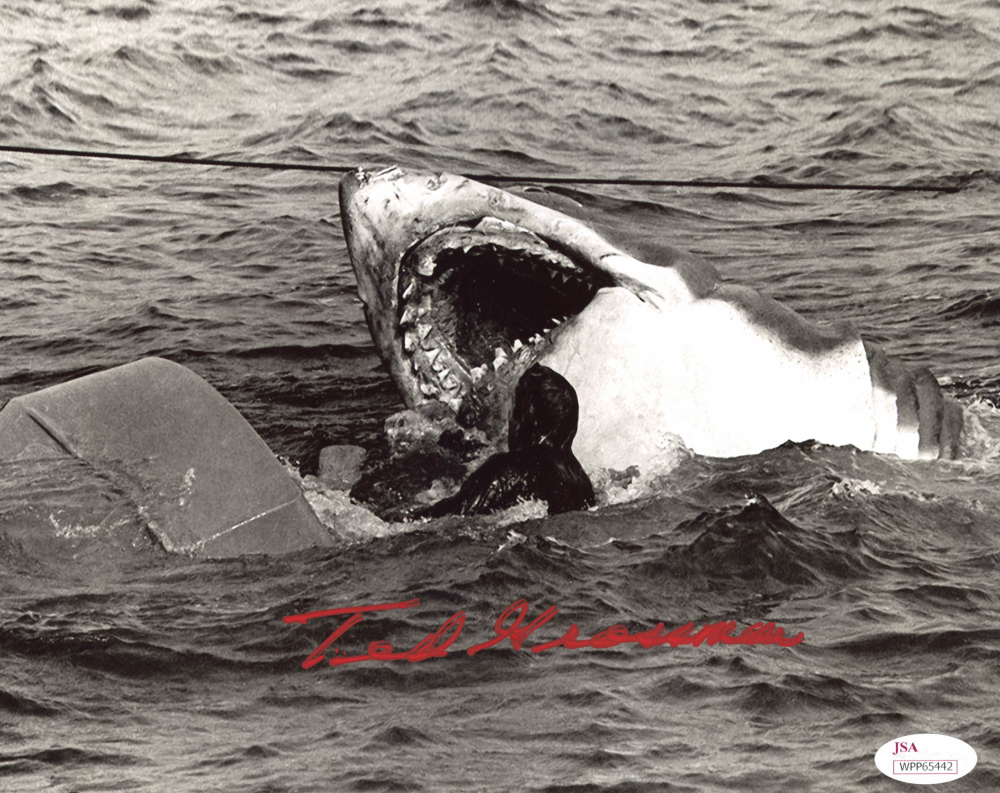 Ted Grossman Signed "Jaws" 8x10 Photo (JSA COA) | Pristine Auction