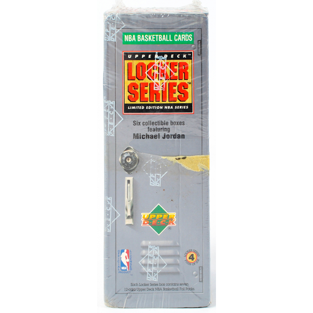 1991 Upper Deck NBA Michael Jordan Locker Series 4 Box with (7) Packs ...