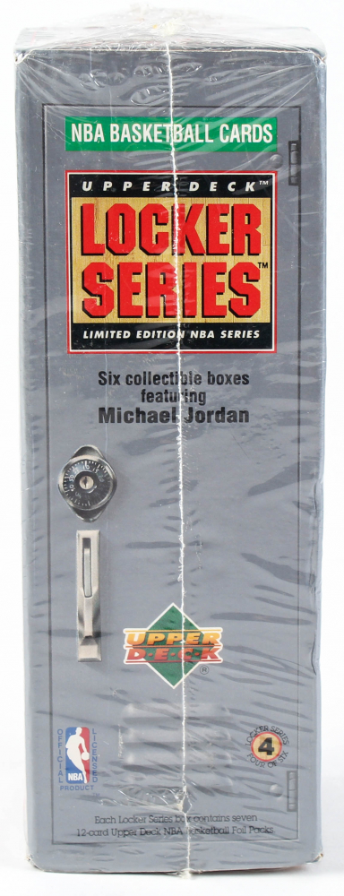 1991 Upper Deck NBA Michael Jordan Locker Series 4 Box with (7) Packs ...