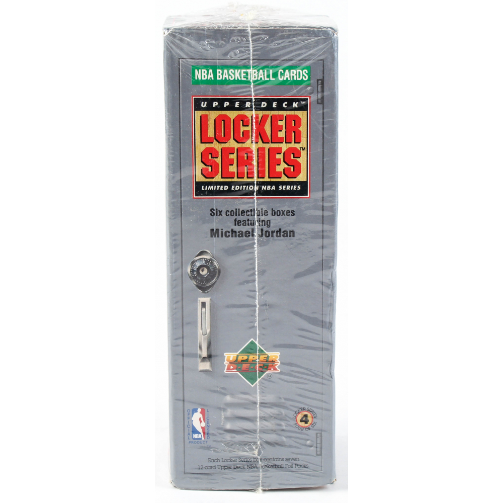1991 Upper Deck NBA Michael Jordan Locker Series 4 Box with (7) Packs ...