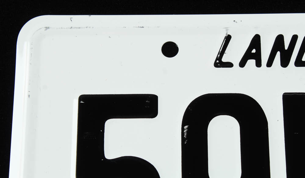 Tony Moran Signed "Halloween" Illinois License Plate Inscribed "Michael ...