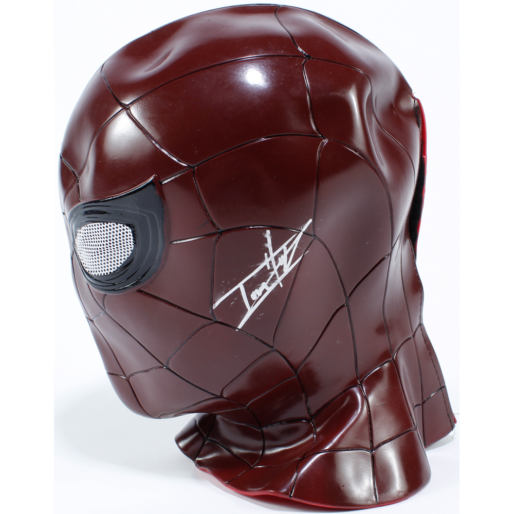 Tom Holland Signed "Spider-Man" Mask (Beckett COA) | Pristine Auction