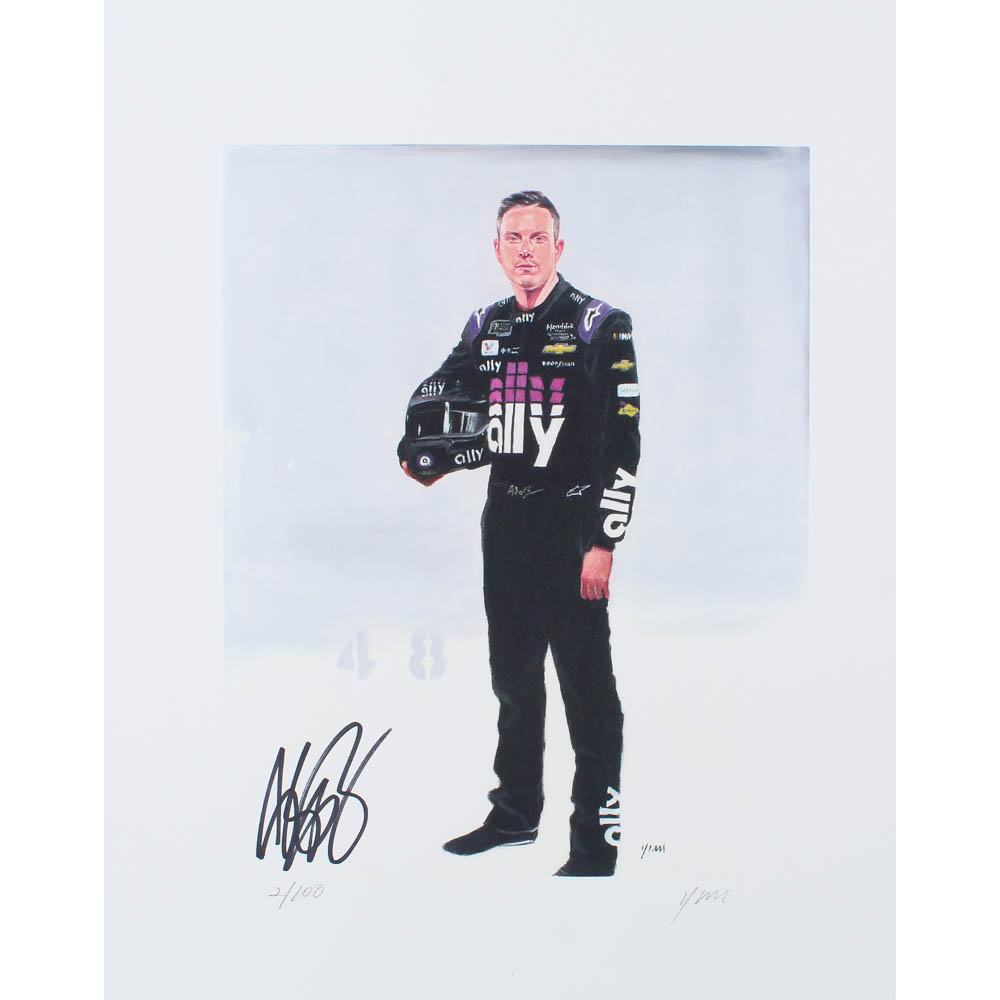 Alex Bowman Signed NASCAR #48 - John Yim 11x14 Limited Edition ...
