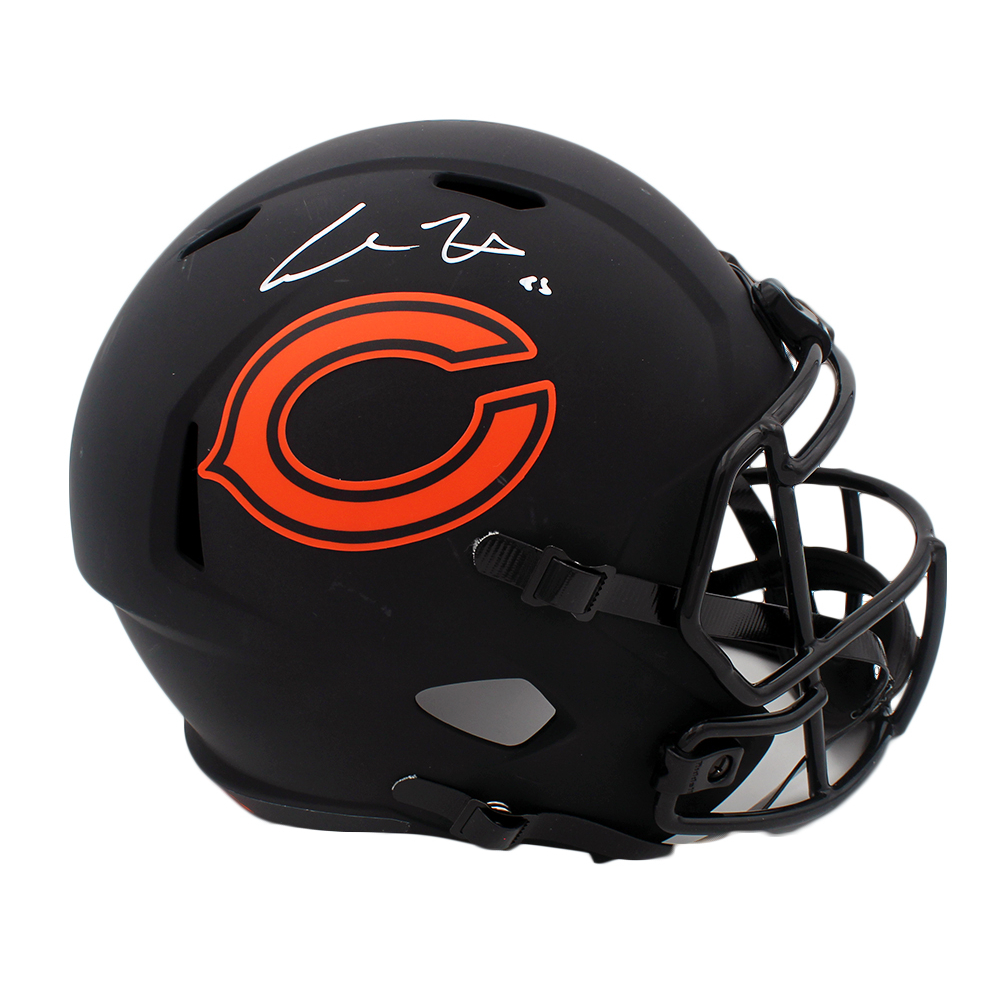 Cole Kmet Signed Bears Full-Size Eclipse Alternate Speed Helmet (Radtke ...