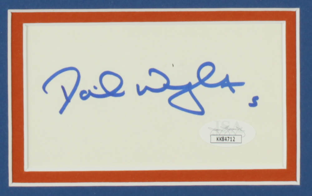 David Wright Signed Mets 12x14 Custom Framed Cut Card Display (JSA COA ...