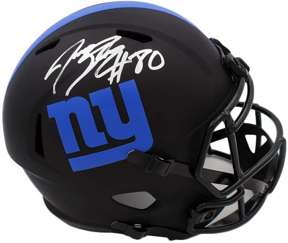 Jeremy Shockey Signed Giants Full-Size Eclipse Alternate Speed Helmet ...