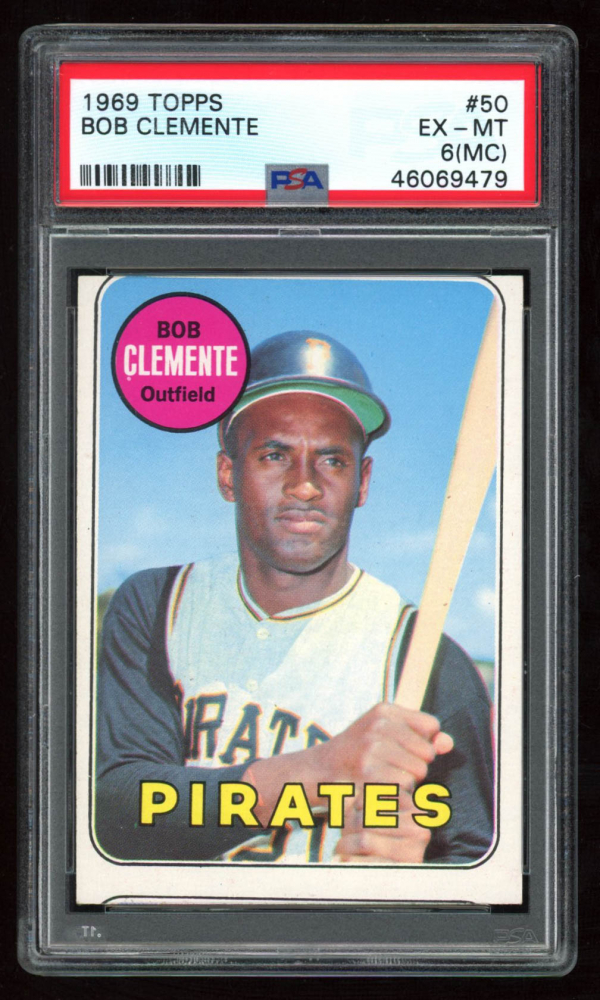 Roberto Clemente 1969 Topps #50 (PSA 6) (MC) | Pristine Auction