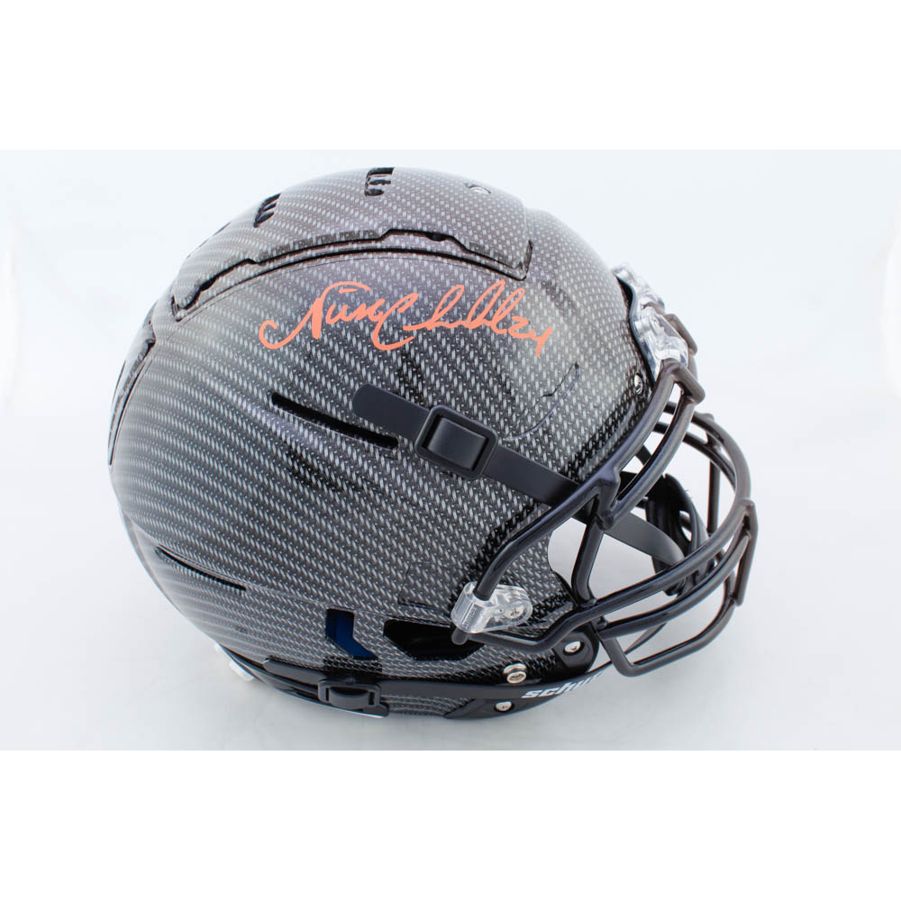 Nick Chubb Signed Full-Size Authentic On-Field Hydro-Dipped F7 Helmet ...