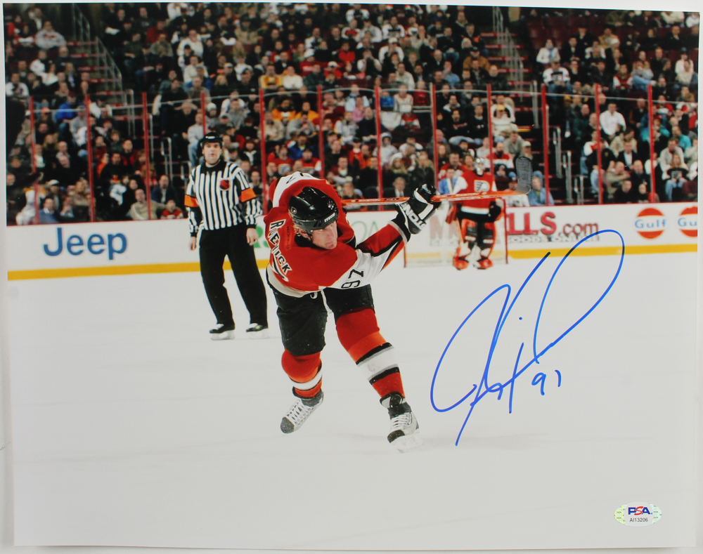 Jeremy Roenick Signed Flyers 11x14 Photo (PSA Hologram) | Pristine Auction