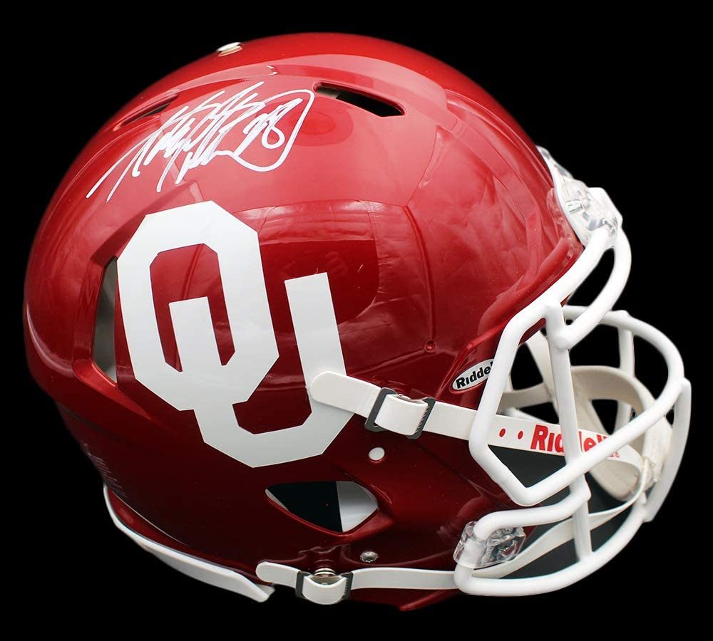 Adrian Peterson Signed Oklahoma Sooners Full-Size Authentic On-Field ...