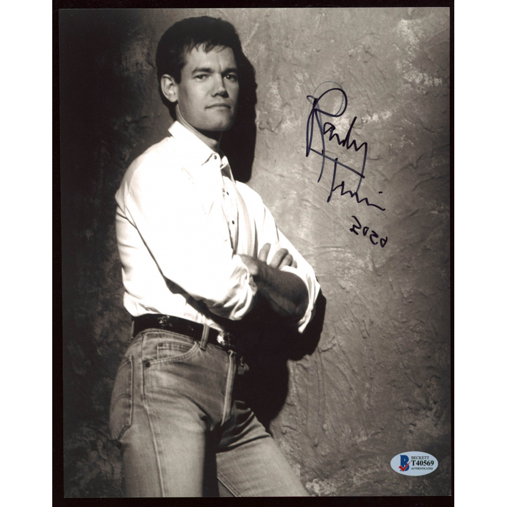 Randy Travis Signed 8x10 Photo Inscribed "2020" (Beckett COA ...