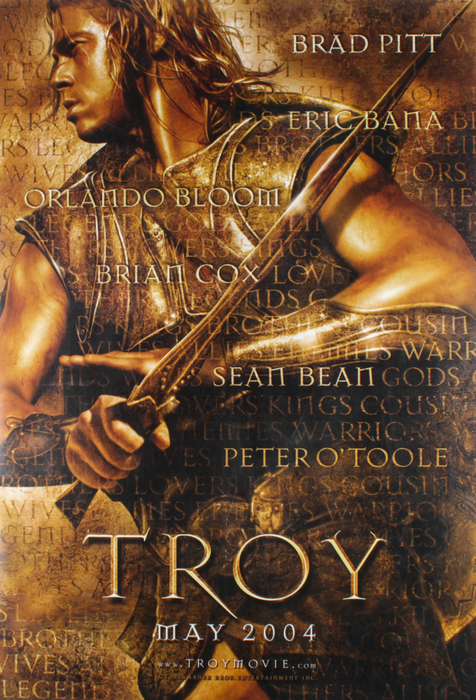"Troy" 27x40 Teaser Double Sided Movie Poster | Pristine Auction