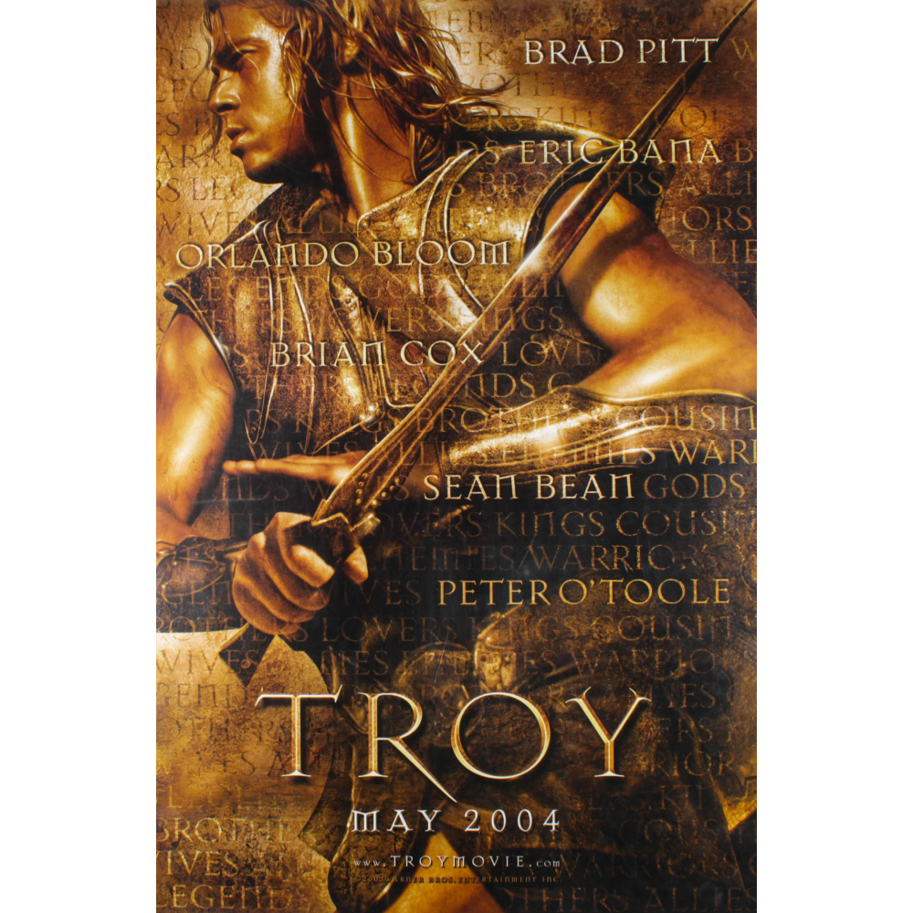 "Troy" 27x40 Teaser Double Sided Movie Poster | Pristine Auction