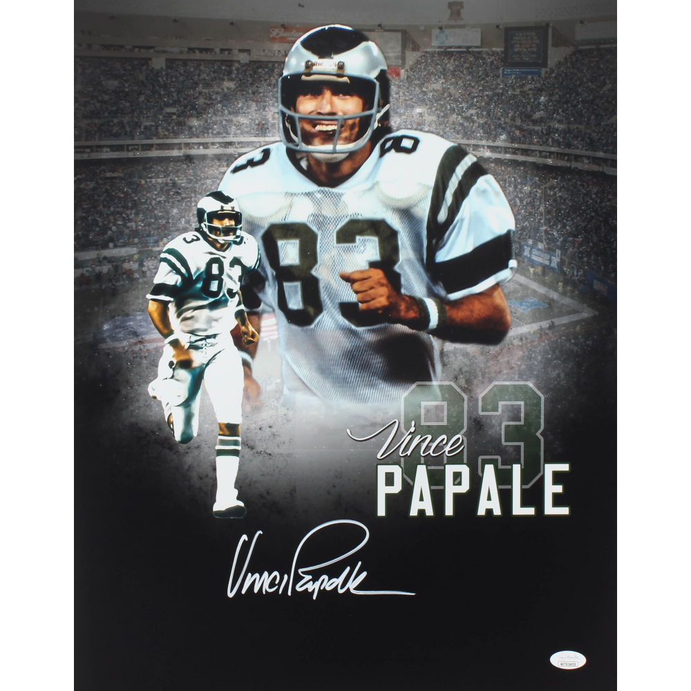 Vince Papale Signed Eagles 16x20 Photo (JSA COA) | Pristine Auction