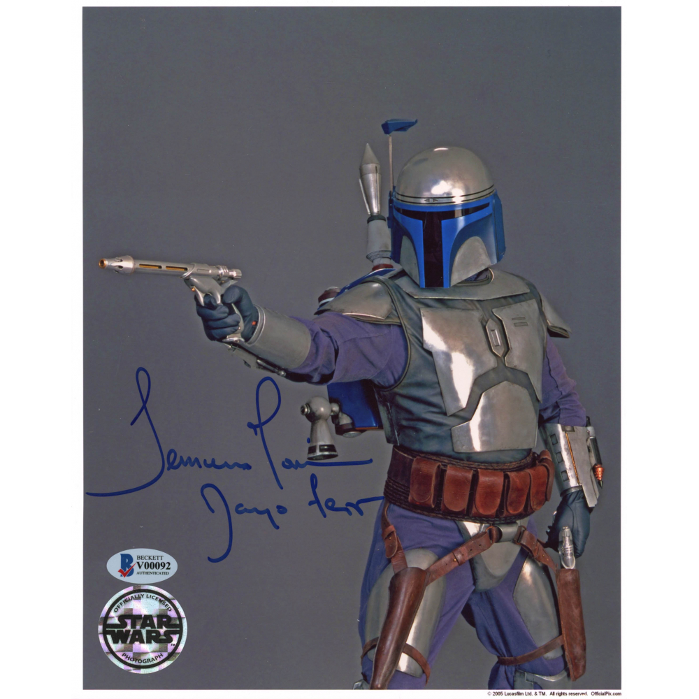 Temuera Morrison Signed "Star Wars" 8x10 Photo (Beckett COA) | Pristine ...