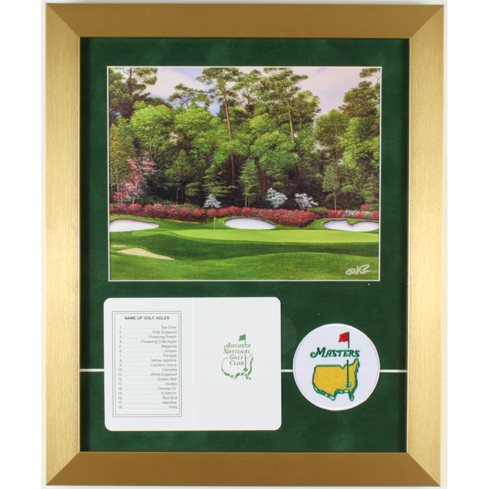 The Masters 14x17 Custom Framed Print Display with Official Augusta ...