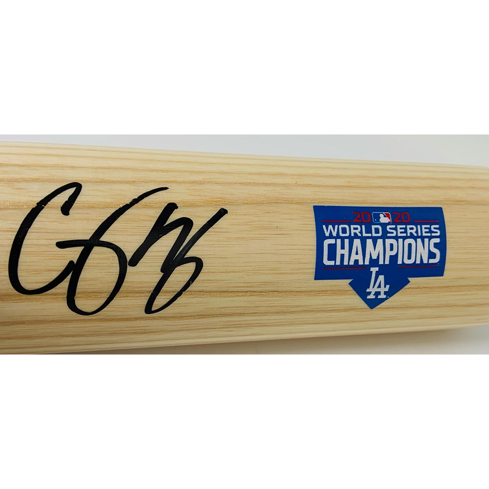 Corey Seager Signed Louisville Slugger 2020 World Series Champions ...