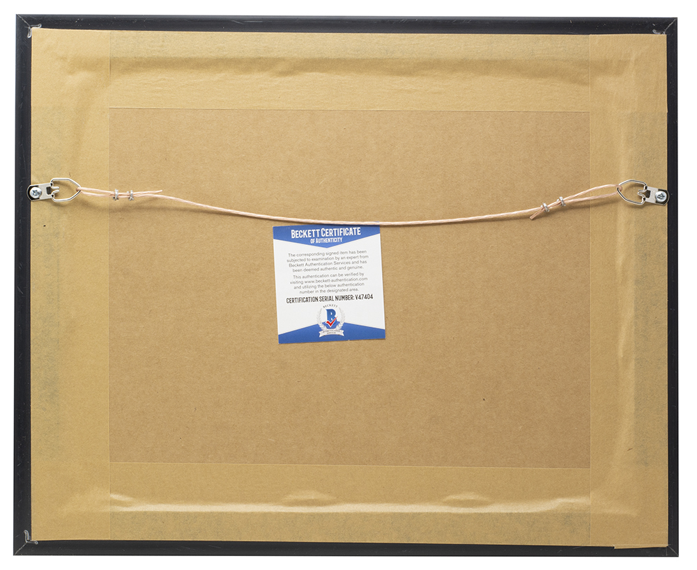 Herm Edwards Signed Eagles 11x14 Custom Framed Photo Display Inscribed ...