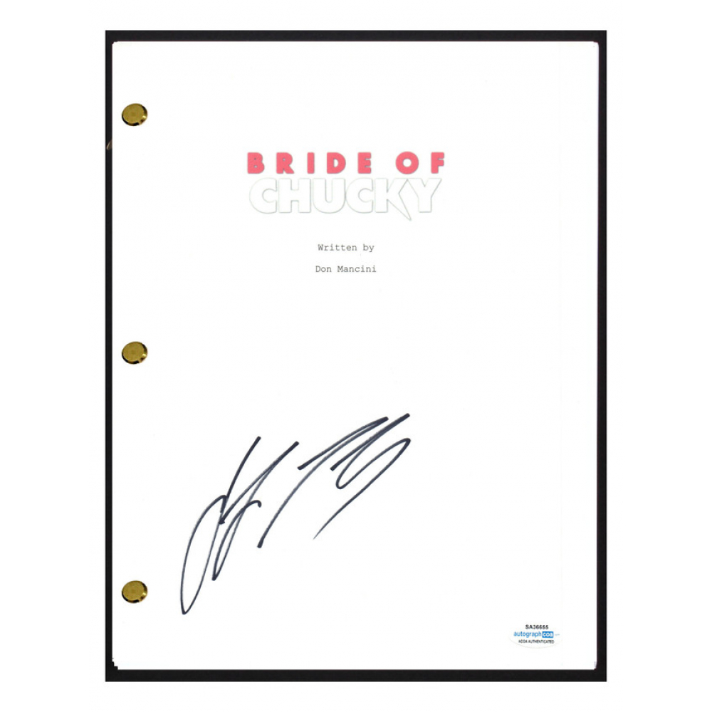 Jennifer Tilly Signed "Bride of Chucky" Movie Script (AutographCOA COA ...