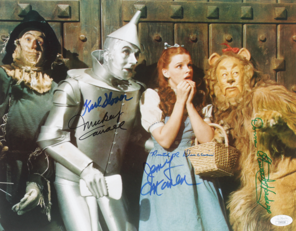 "The Wizard of Oz" 11x14 Photo Cast-Signed by (5) with Ruth Duccini ...