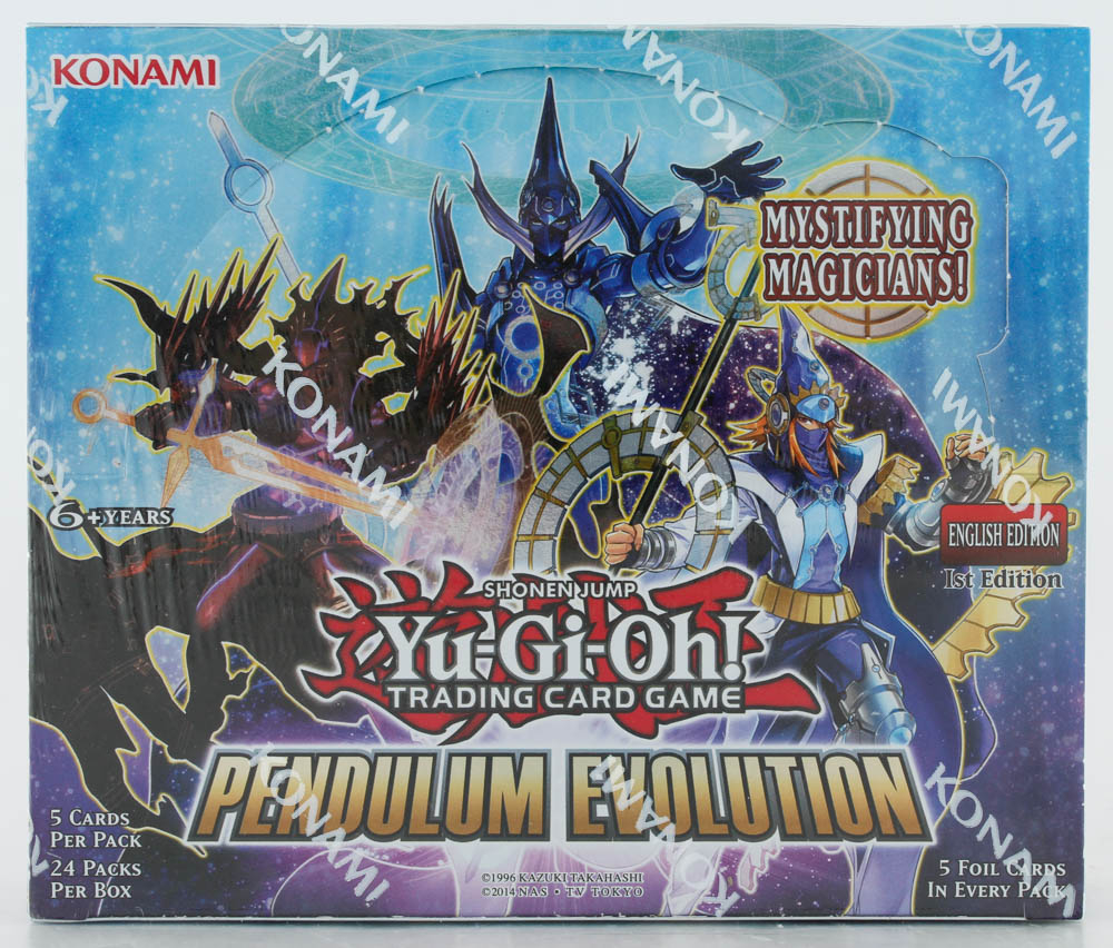 Yu-Gi-Oh! CCG: Pendulum Evolution Booster Display Box with (24) Packs ...