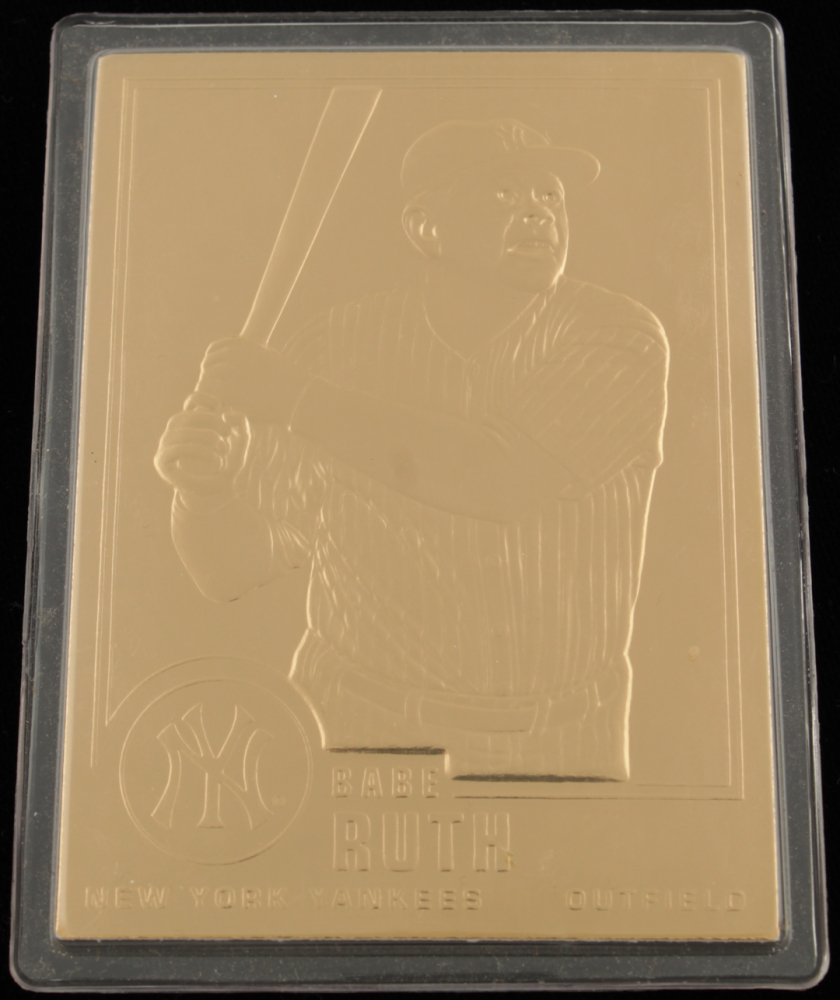 Babe Ruth 1996 Danbury Mint 22kt Gold #30 | Pristine Auction