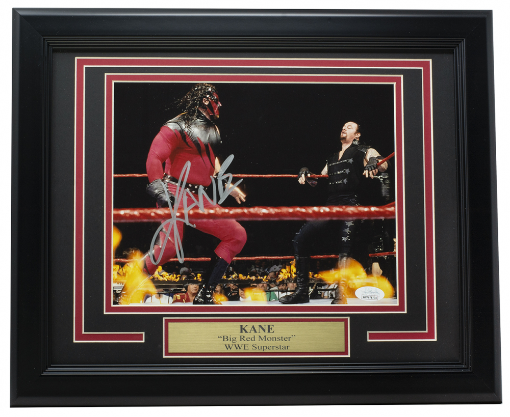 Kane Signed WWE 16x20 Custom Framed Photo Display (JSA) | Pristine Auction