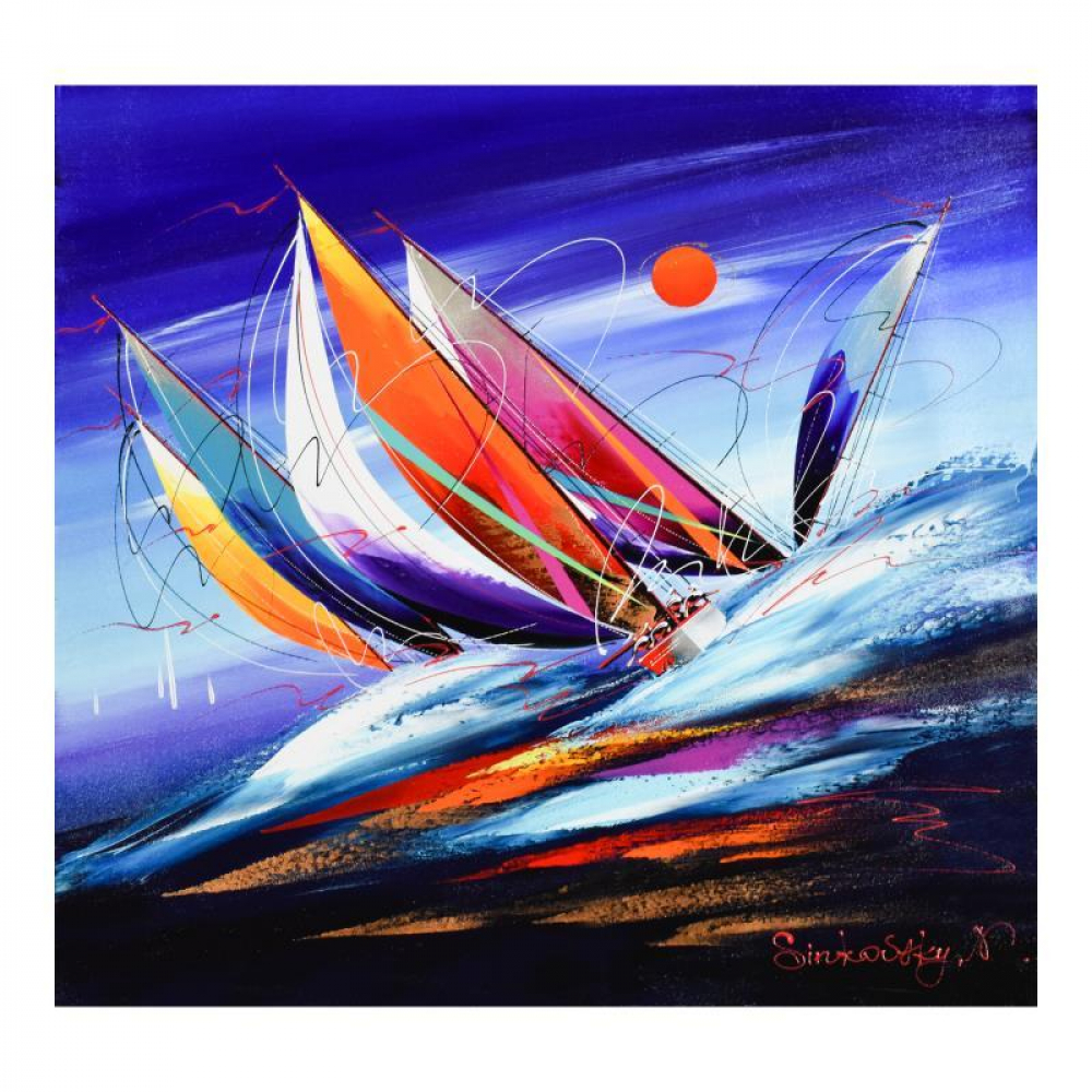 Natalia Sinkovsky Signed 20x24 Original Acrylic Painting on Canvas ...