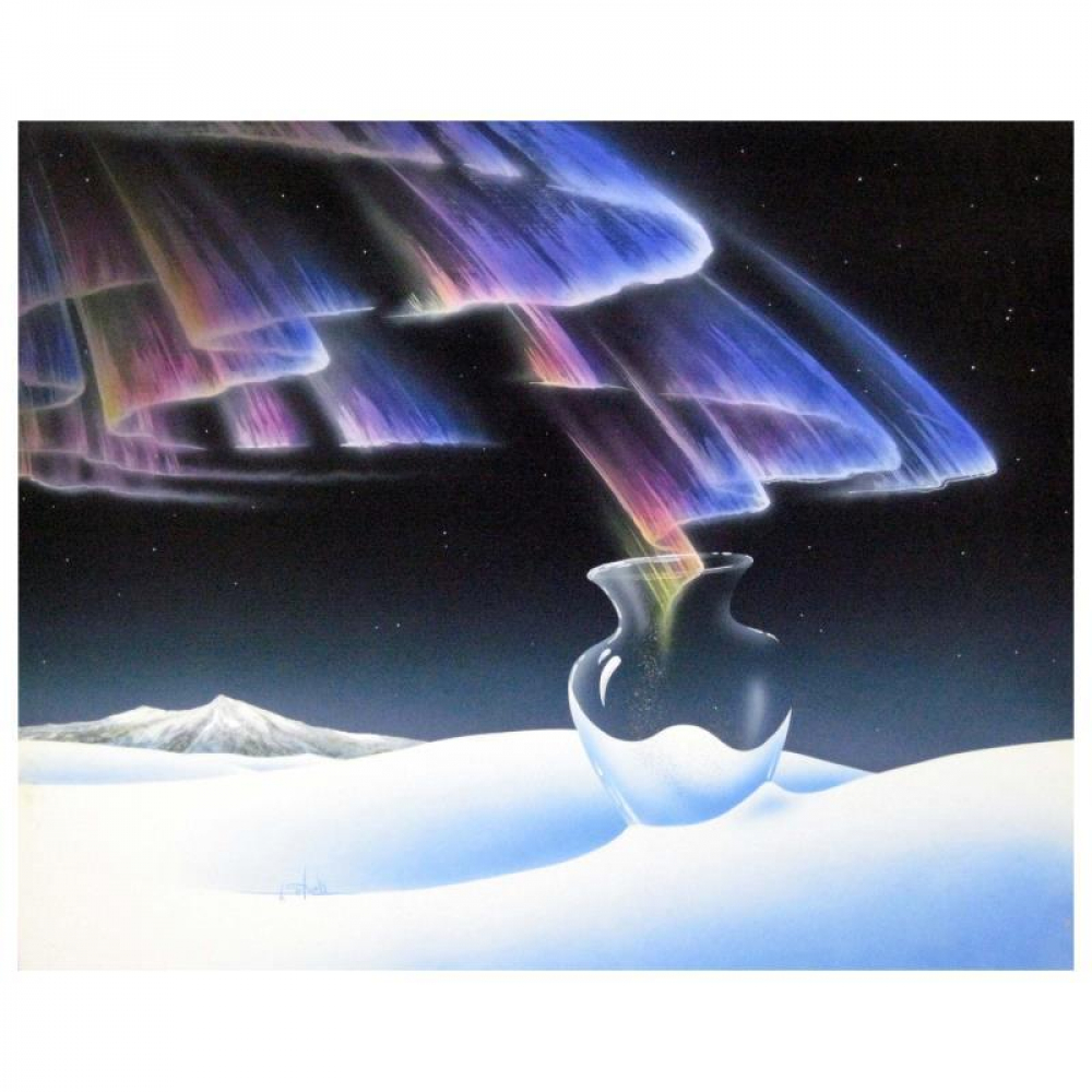 Ken Shotwell Signed "The Source" 18x24 Original Panting on Board ...