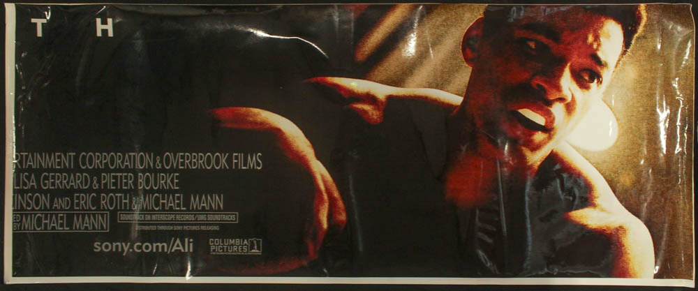 Muhammad Ali Signed Set of (2) "Ali" 30x72 Movie Posters (PSA LOA ...