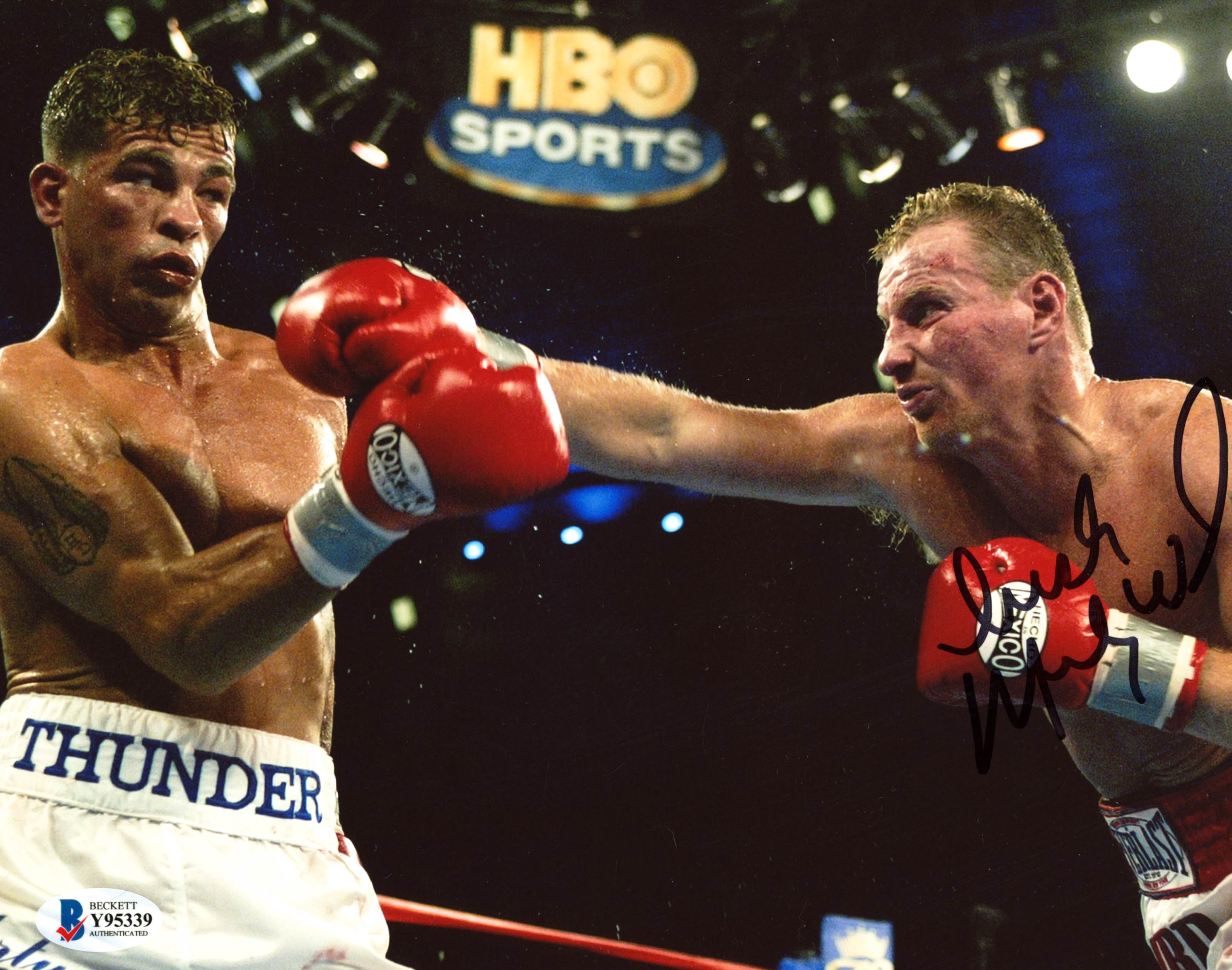 "Irish" Mickey Ward Signed "Fighter" 8x10 Photo (Beckett COA ...