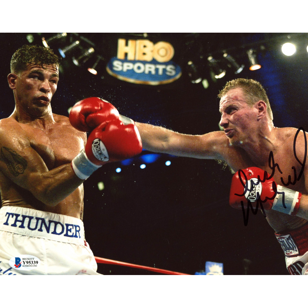 "Irish" Mickey Ward Signed "Fighter" 8x10 Photo (Beckett COA ...