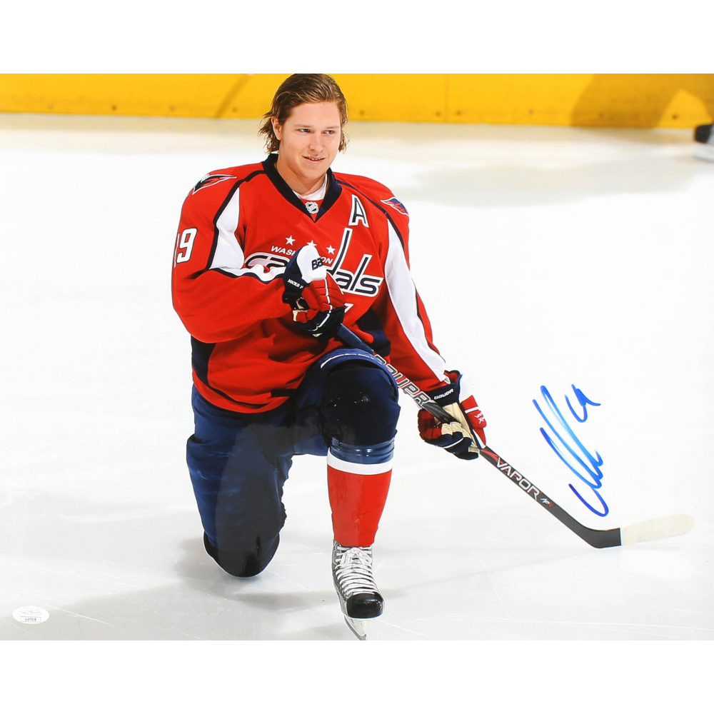 Niklas Backstrom Signed Capitals 16x20 Photo (JSA COA) | Pristine Auction