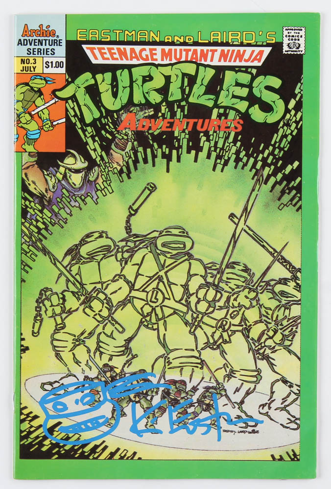 Kevin Eastman Signed Teenage Mutant Ninja Turtles Original Comic Book ...