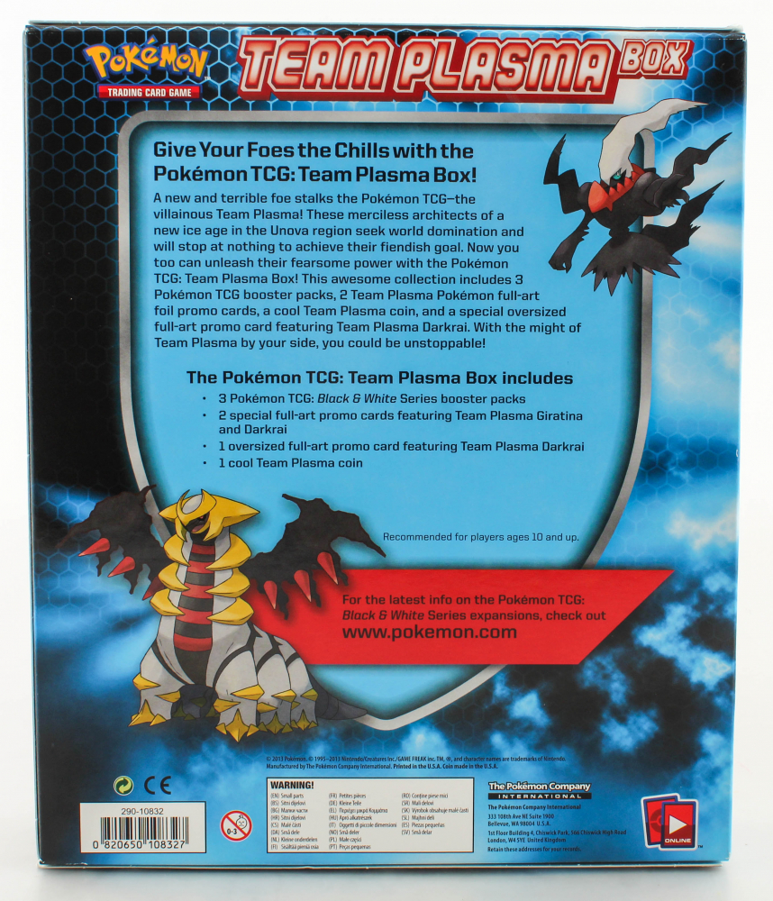 Pokemon Team Plasma Trading Card Box | Pristine Auction