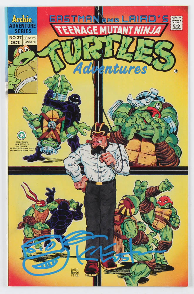Kevin Eastman Signed Teenage Mutant Ninja Turtles Original Comic Book ...