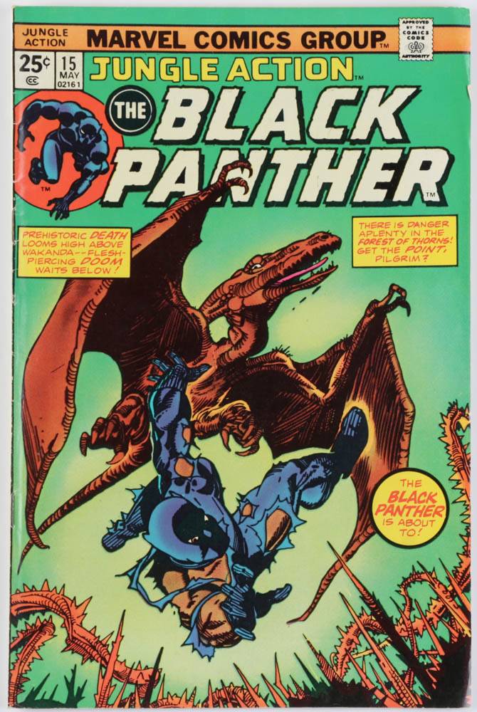 1975 "The Black Panther" Issue #15 Marvel Comic Book | Pristine Auction
