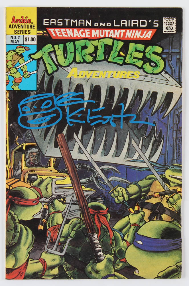 Kevin Eastman Signed Teenage Mutant Ninja Turtles Original Comic Book ...