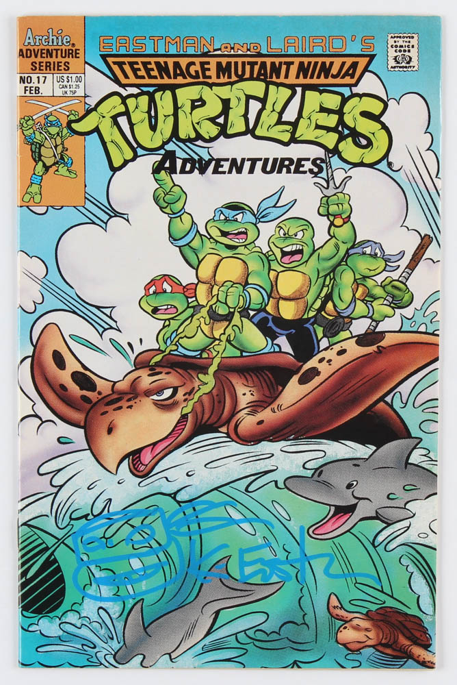 Kevin Eastman Signed Teenage Mutant Ninja Turtles Original Comic Book ...